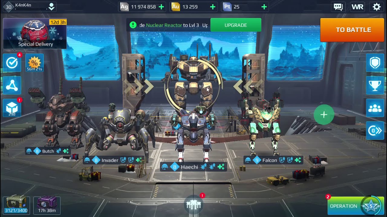 Falcon & Kid in battle _ "War Robots" _ 20200102 - YouTube