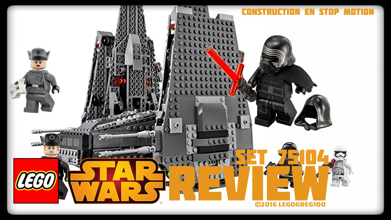 LEGO STAR WARS: KYLO REN'S COMMAND SHUTTLE ! SET 75104 [Français] - YouTube