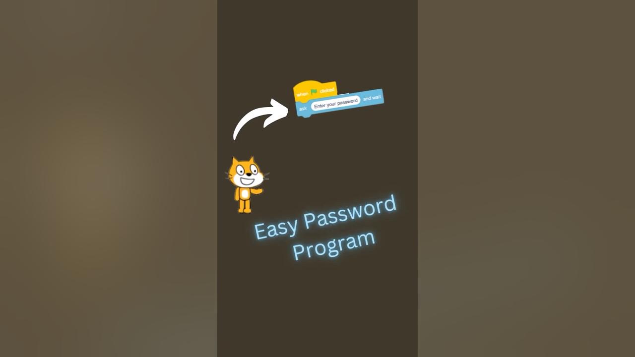 Simple Scratch Password Program #short #shortvideo #scratch #scratchtutorial #codingtutorial ...