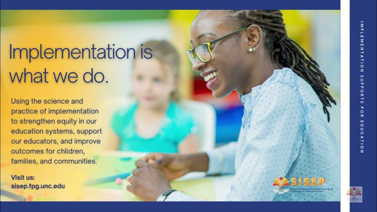 SISEP Webinar: Implementation Supports in Education - YouTube