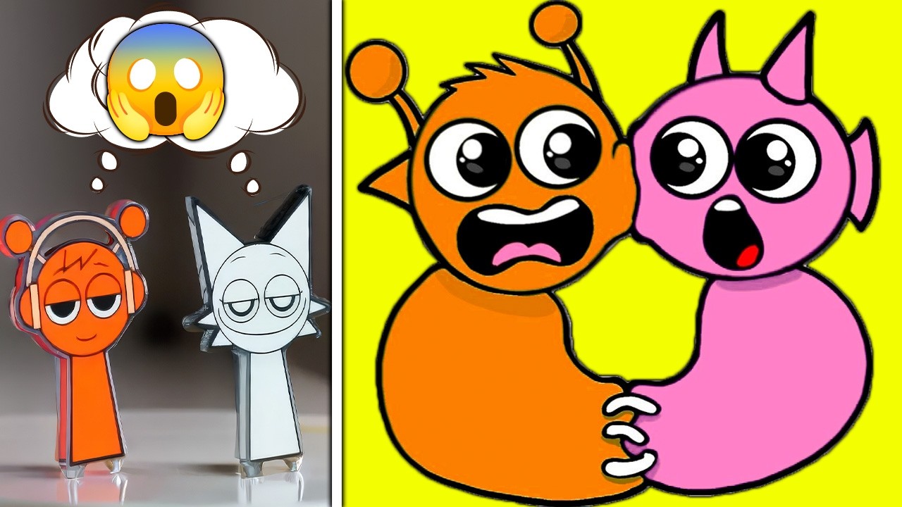 Sprunki Incredibox WENDA and OREN React To SUS TikToks / Themselves ...