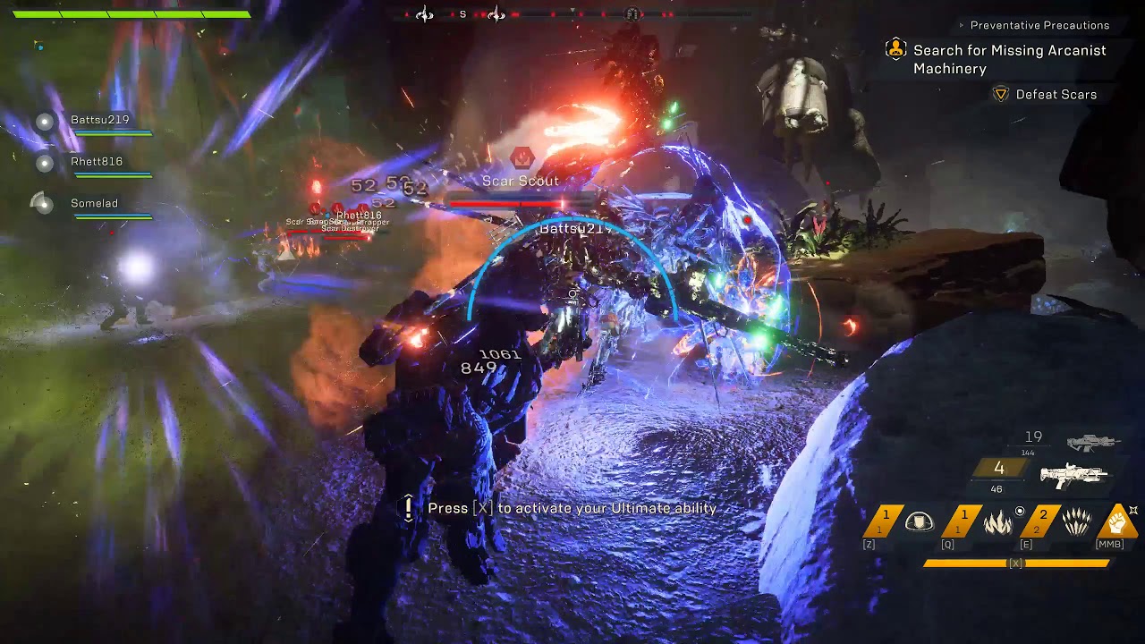 Anthem Colossus 300% damage shield bashing - YouTube