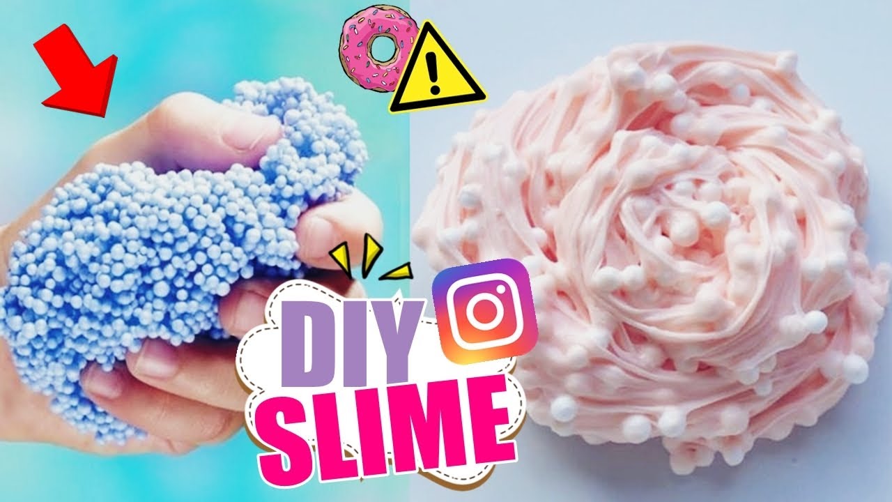 COMO FAZER SLIME DO INSTAGRAM | VÍDEO SATISFATÓRIO - YouTube