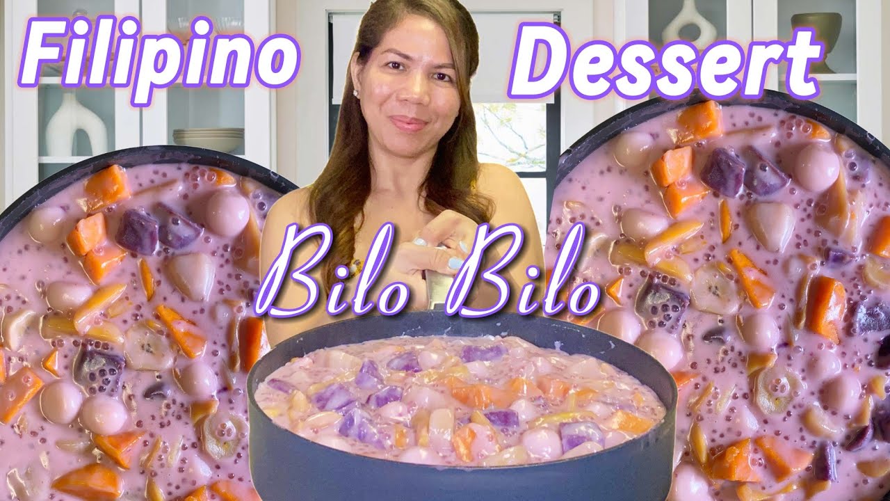 Let's make Ginataang Bilo Bilo or Binignit | Filipino Dessert | Bilo ...