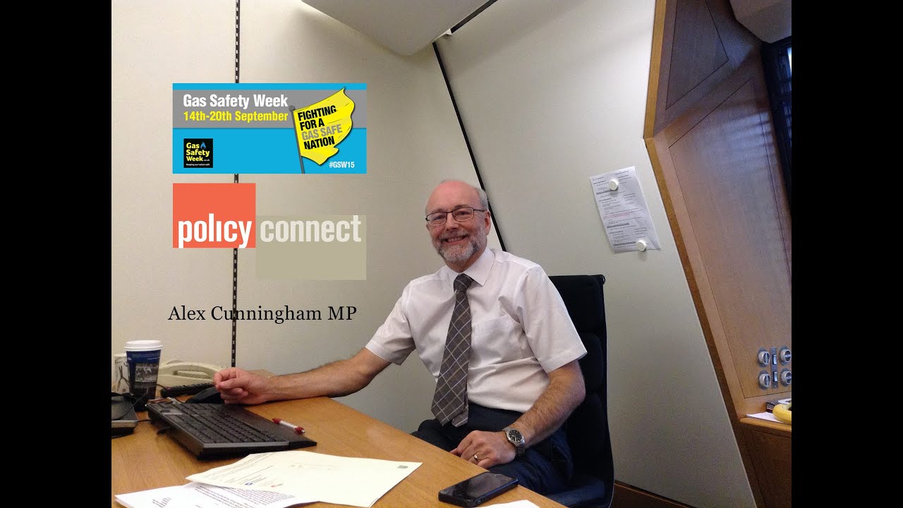 Alex Cunningham MP: make sure your home is gas safe #GSW15 - YouTube