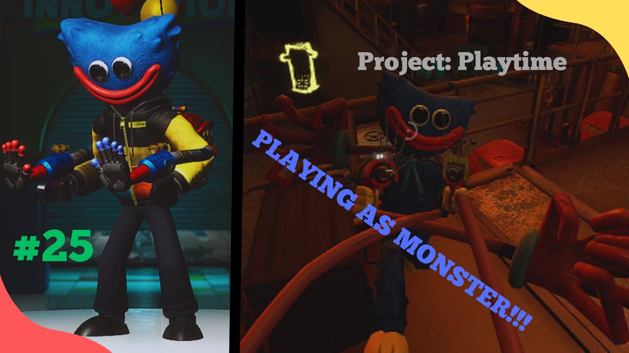 PLAYING AS THE MONSTER!! | Project: Playtime #25 - YouTube