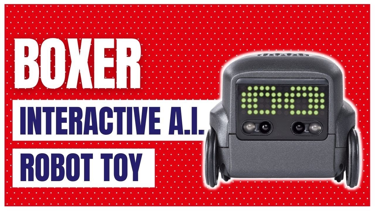 Boxer - Interactive A.I. Robot Toy (Black) with Remote Control - YouTube