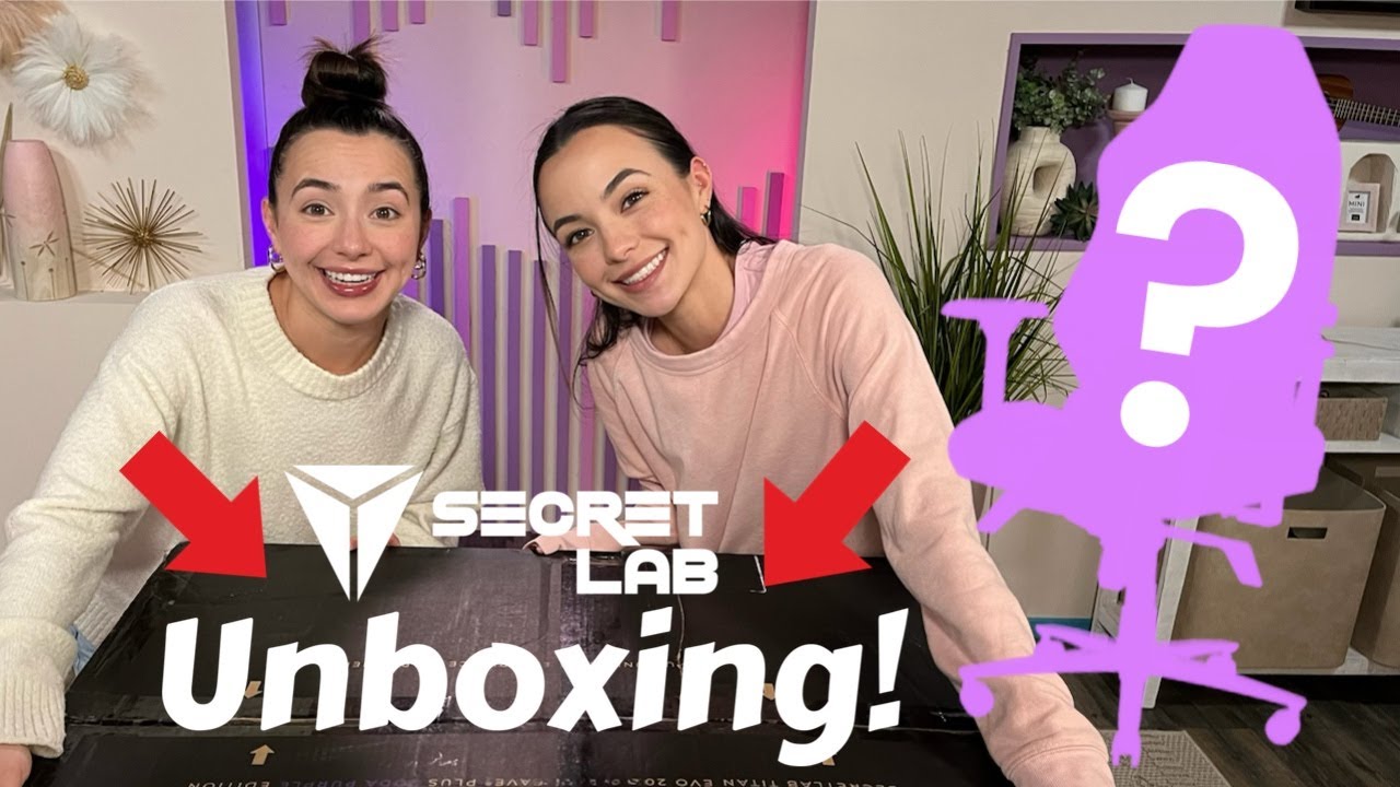Unboxing Our New Gaming Chairs from Secret Lab - YouTube