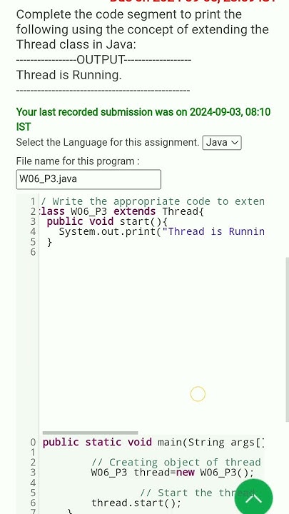 Nptel programming in Java week 6 programming assignment 3 solution #nptel#java#aboutcomputercode ...
