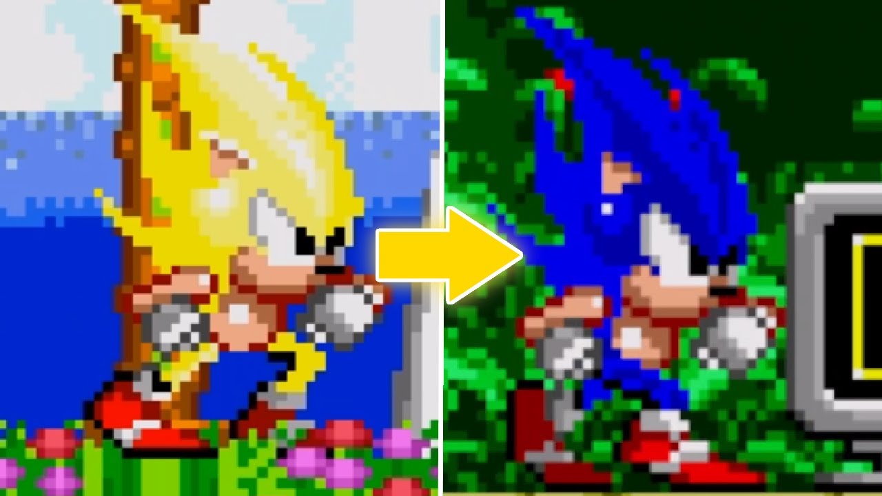 Blue Super Sonic | Sonic hacks gameplay - YouTube