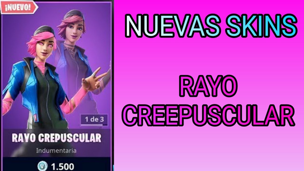Nuevas skins "RAYO CREPUSCULAR" | Fortnite - YouTube
