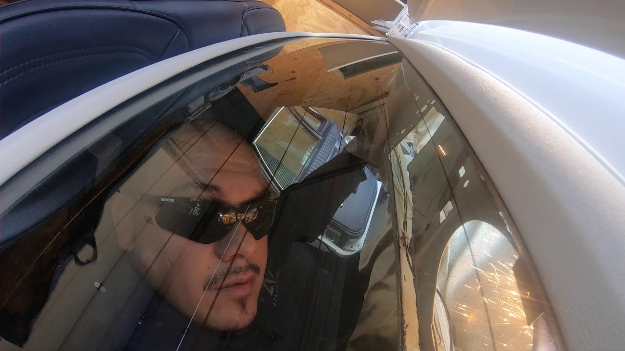 Cutting out the rear deck. - YouTube