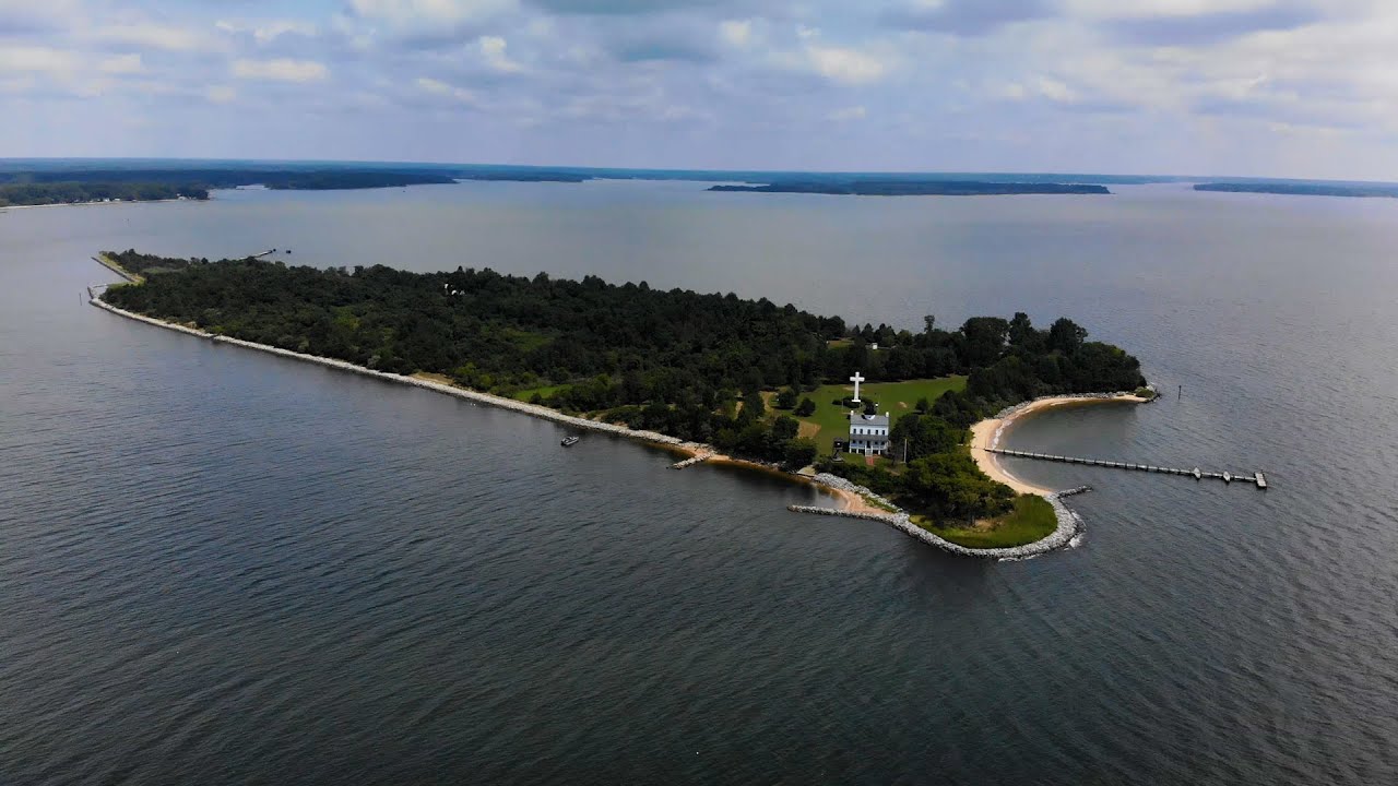 St. Clement's Island, Maryland Drone Video - YouTube