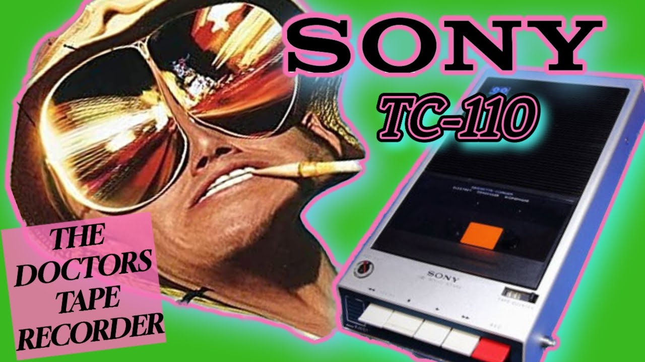 SONY TC-110 Cassette recorder. (did Hunter S Thompson actually use this ...