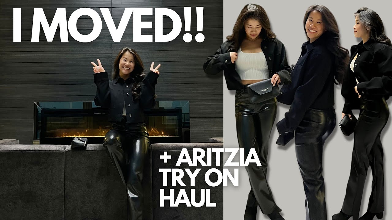 Aritzia Try On Haul New Apartment Youtube