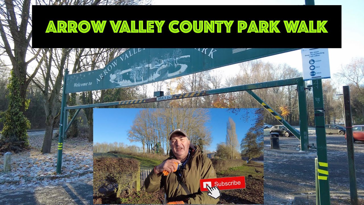 Arrow Valley Country Park Walk - YouTube