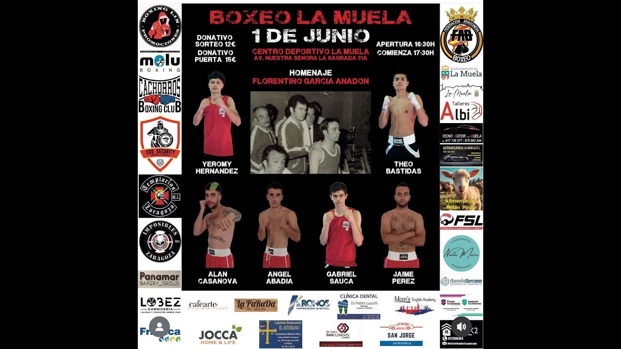 Sergio Pinilla (Dambe) vs Birane Niang (Serpabox) Elite 75 kg La Muela ...