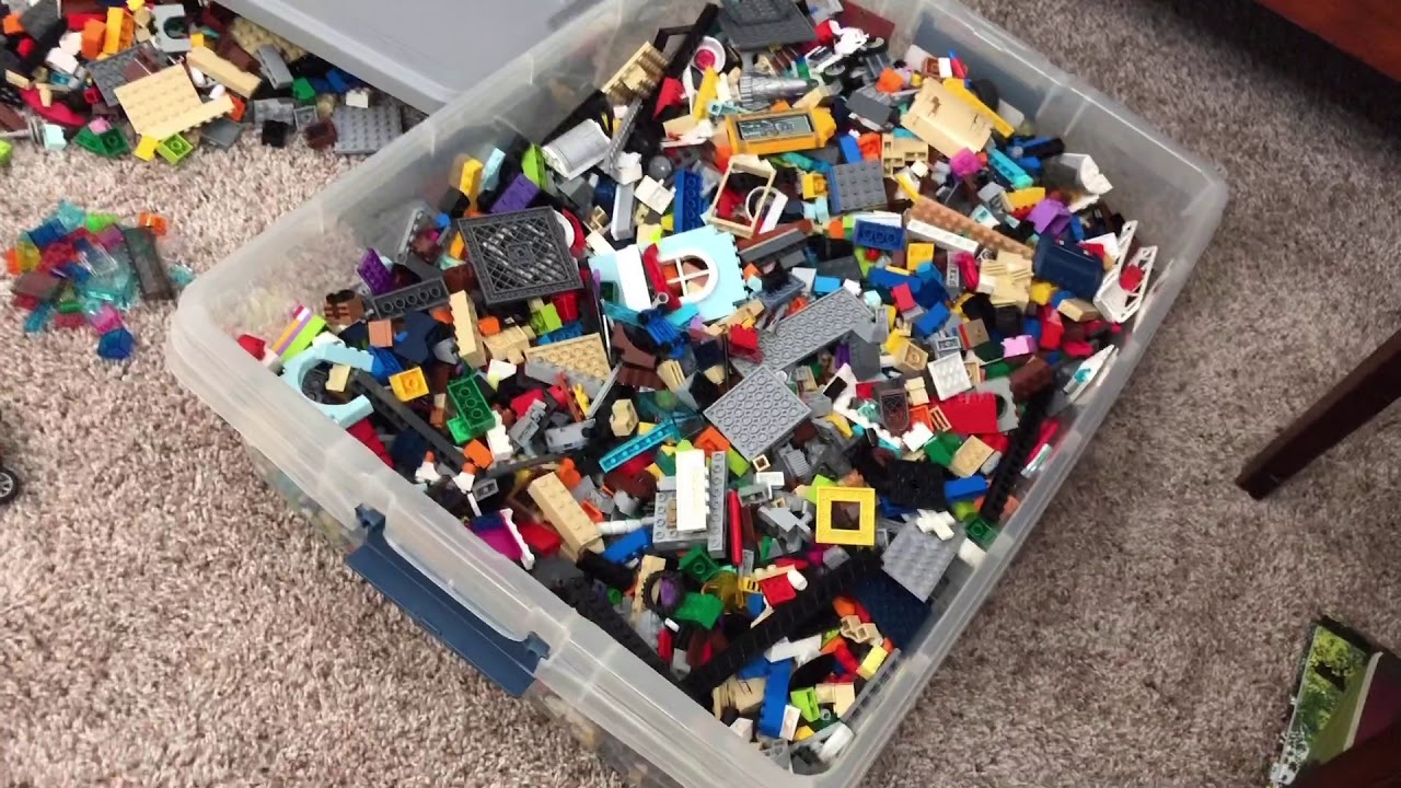 Buying Storage for my unorganized LEGOs. - YouTube