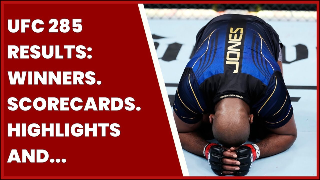 UFC 285 RESULTS: WINNERS. SCORECARDS. HIGHLIGHTS AND BONUS MONEY - YouTube
