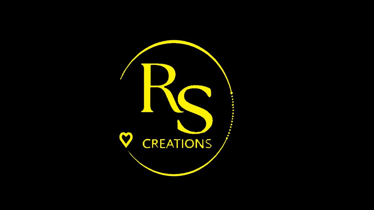 Our New Channel LOGO | RS CREATIONS | - YouTube