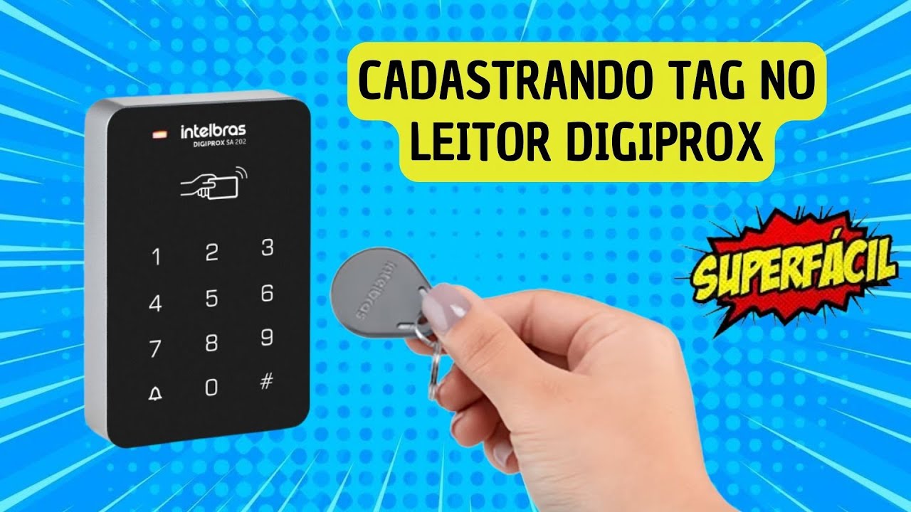CADASTRANDO TAG NO LEITOR DIGIPROX - YouTube