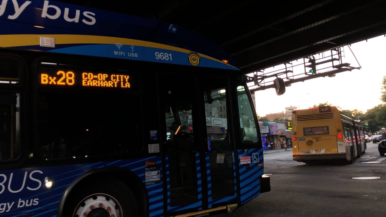 2016 Novabus LFSA #5441 on the Bx9 / 2021 Novabus LFS HEV #9681 on the ...