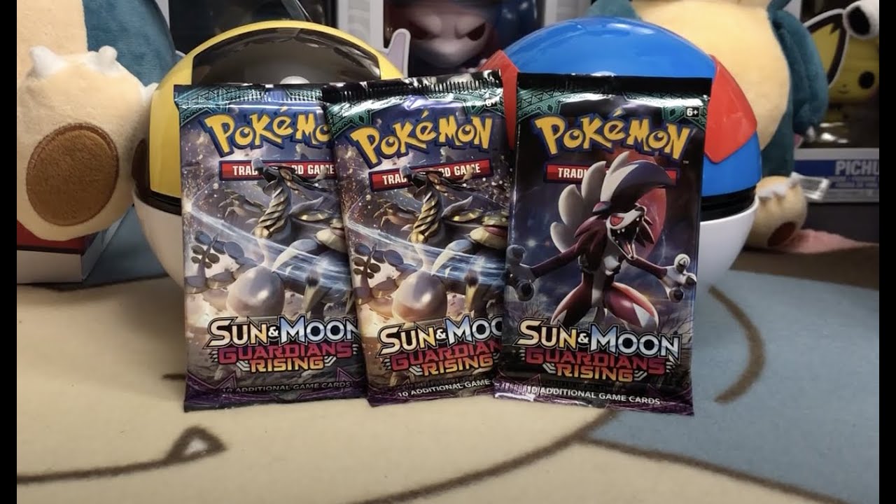 3 Random Pokemon Booster Packs Opening #32 - Guardians Rising - YouTube