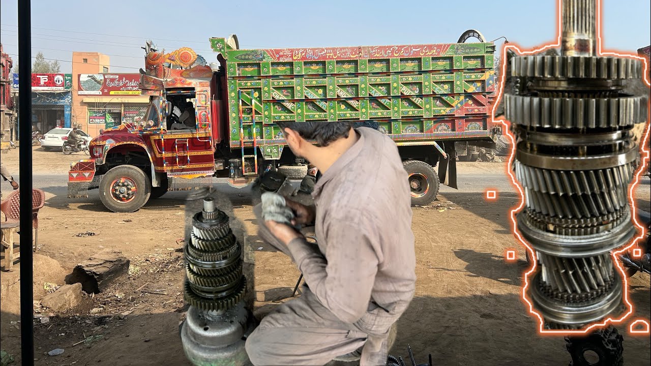 Truck Gear Box Restoration! how to Make Use Full Again For Work! - YouTube