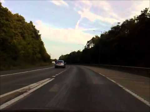 Reading to Bracknell via M4 and A329(M) - YouTube