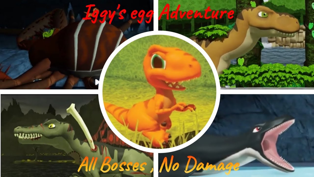 Iggy’s Egg Adventure All Bosses Fight (No Damage) - YouTube