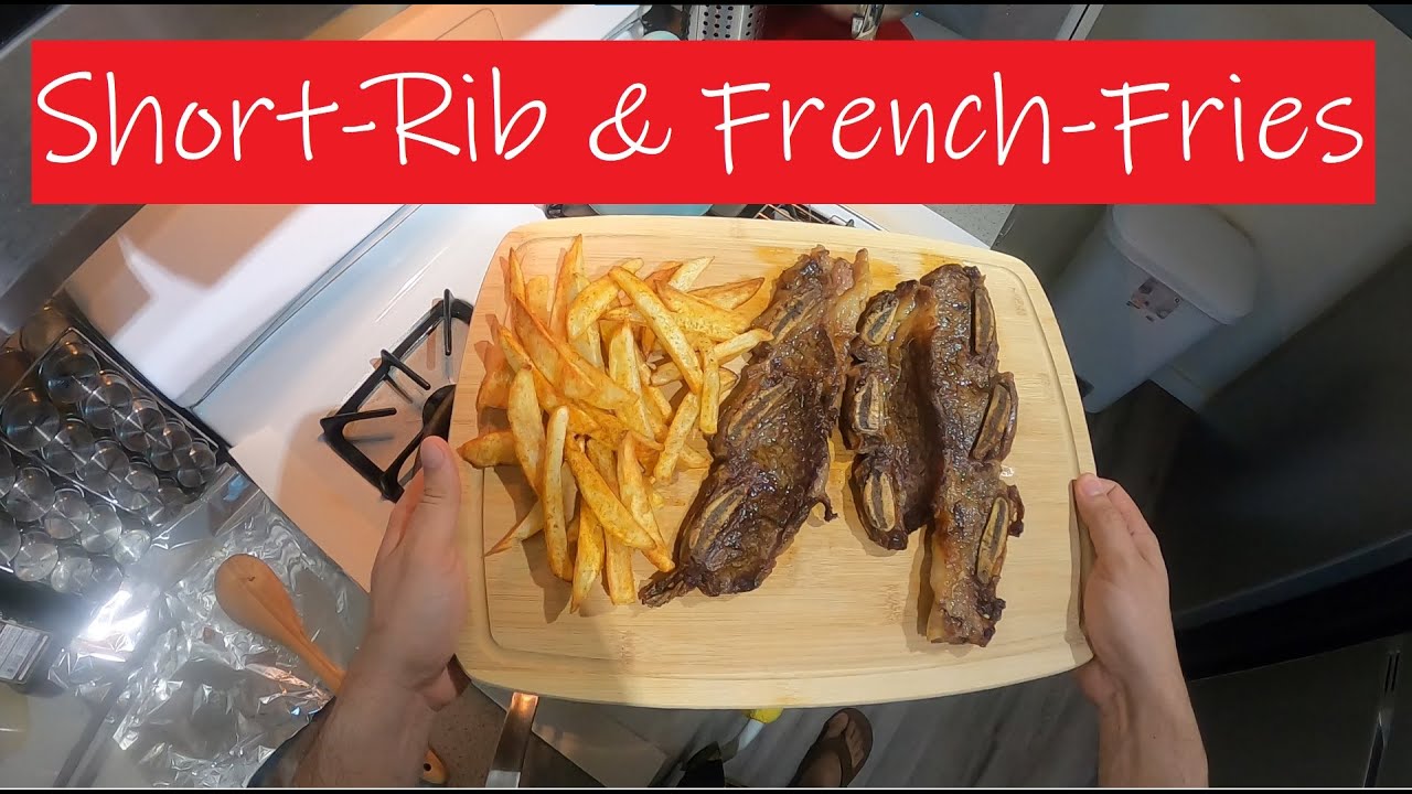 How to make Short Rib & French Fries (Air Fried) - YouTube