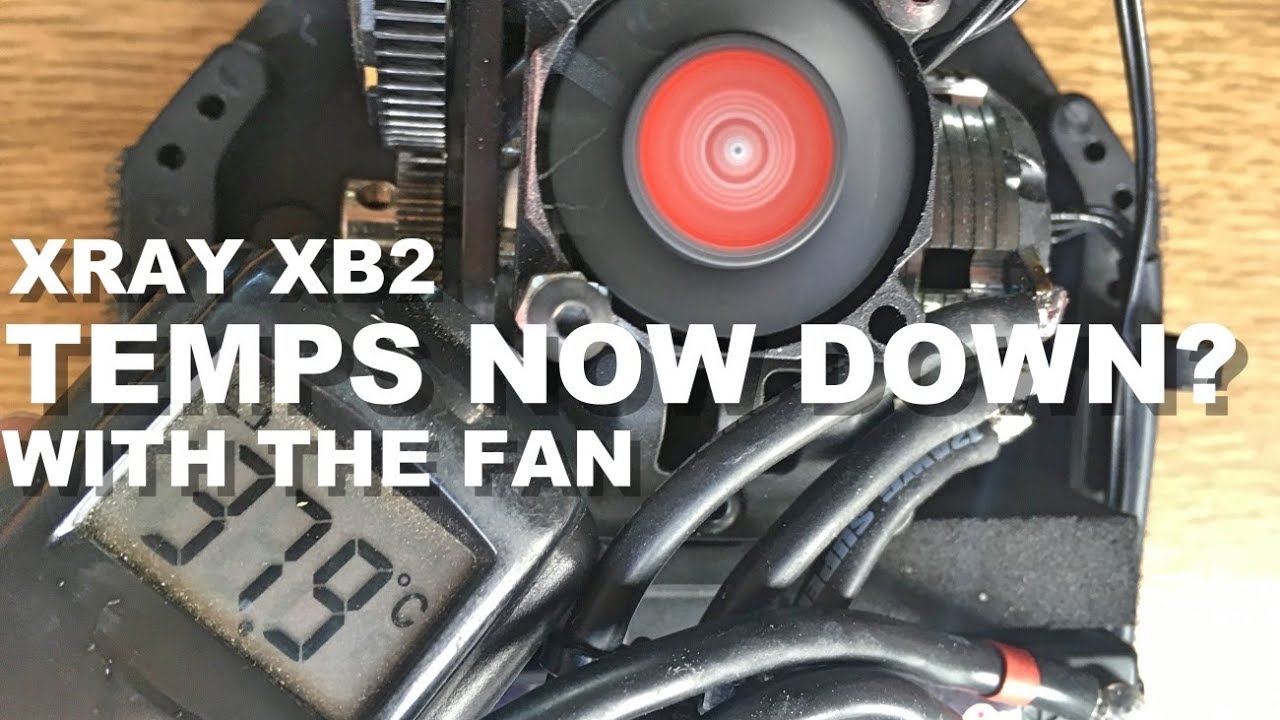 Xray XB2 - Test Drive after Fan Installation with LRP X20 13.5T Motor ...