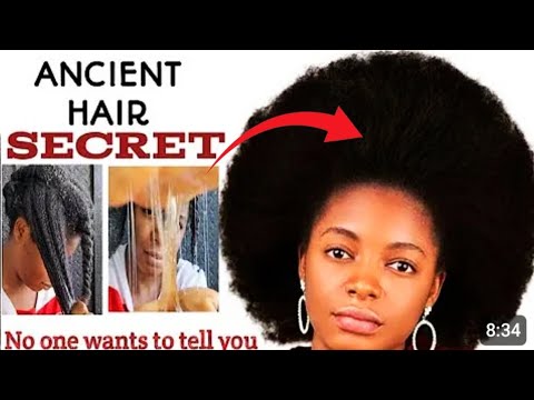 ANCIENT AFRICAN HAIR SECRET, No one want to tell you_POWERFUL HAIR ...