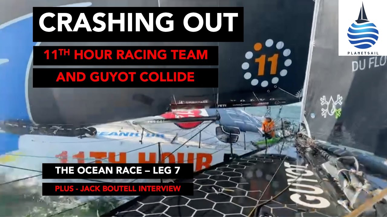 The Ocean Race Leg 7 Crash - YouTube