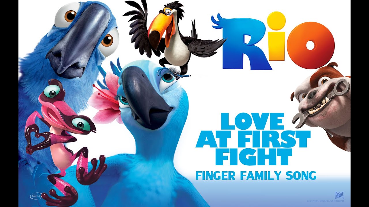 RIO Parrot Birds Finger Family Nursery Rhymes Song for Children | Birds ...