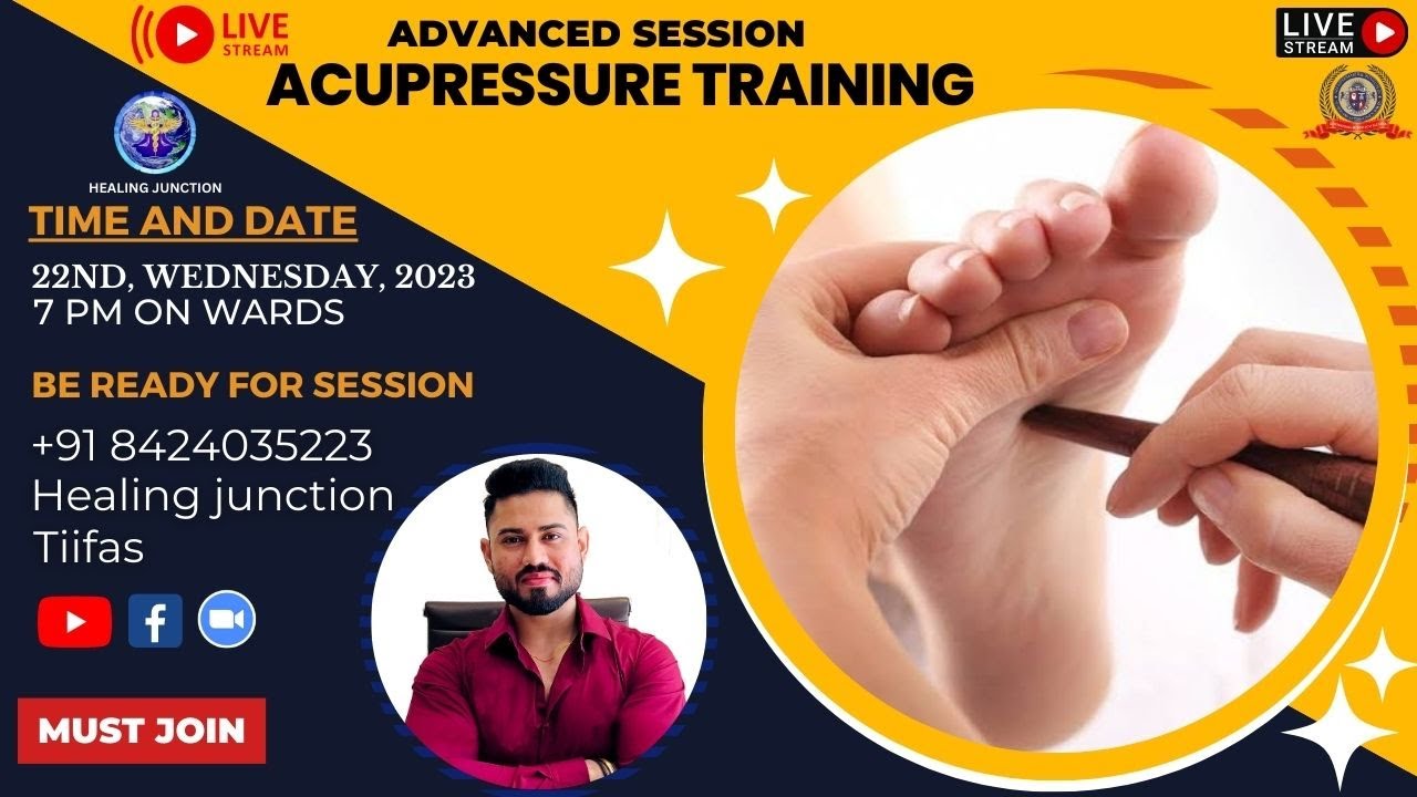 Free Acupressure Training Live Session 22nd March 2023 Must join - YouTube