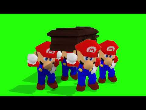 Mario 64 Coffin Dance Green Screen