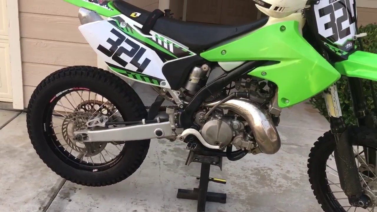 KAWASAKI KDX HYBRID RMZ 250 - YouTube