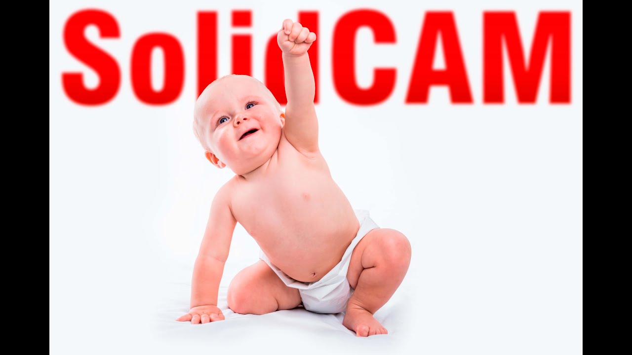 My first steps in SolidCAM The year is 2015 - YouTube