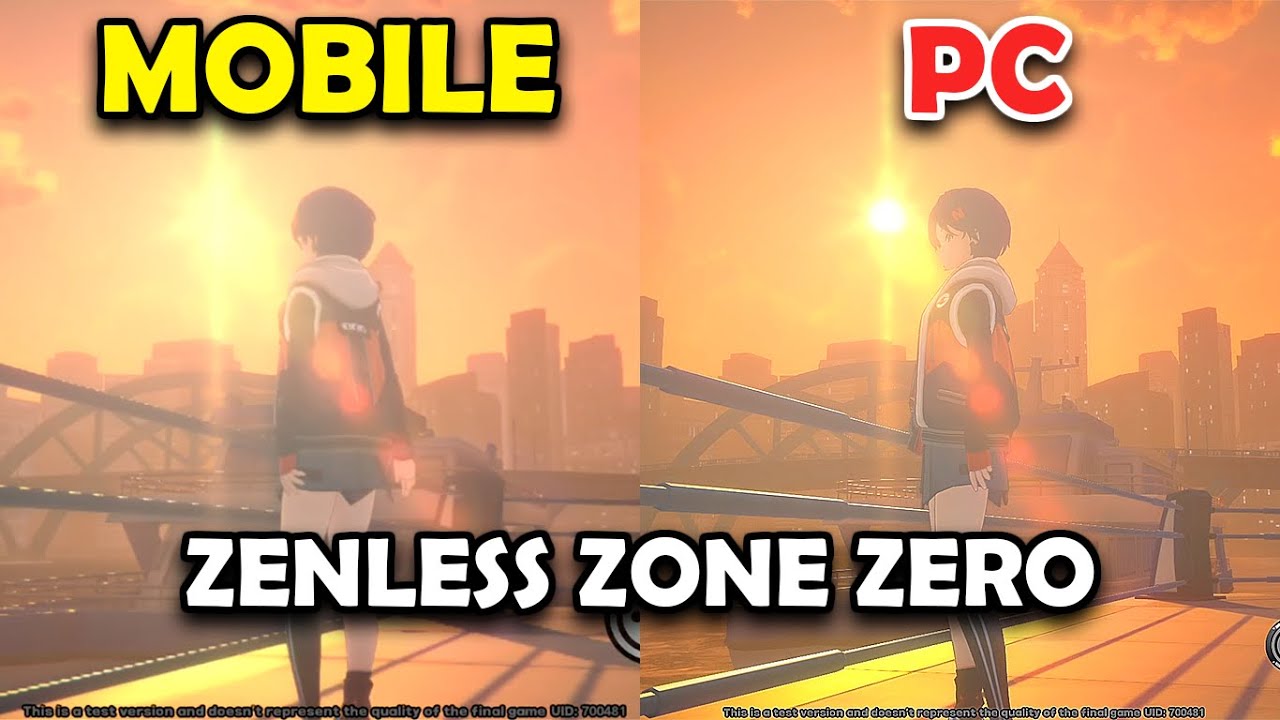 ZZZ Mobile VS PC Comparison at high settings | Zenless zone zero ...