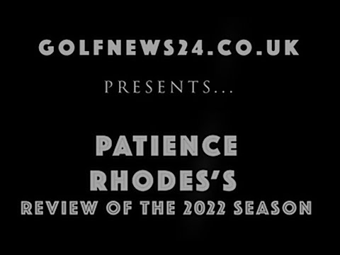England golfer Patience Rhodes reviews her 2022 golf season - YouTube