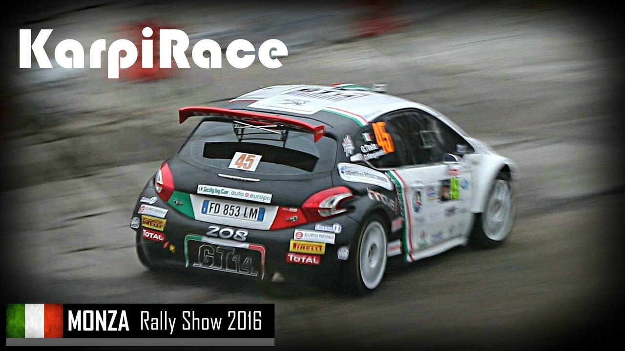 Peugeot 208 T16 WRC-R5 Monza Rally Show 2016 Pure Sound - YouTube