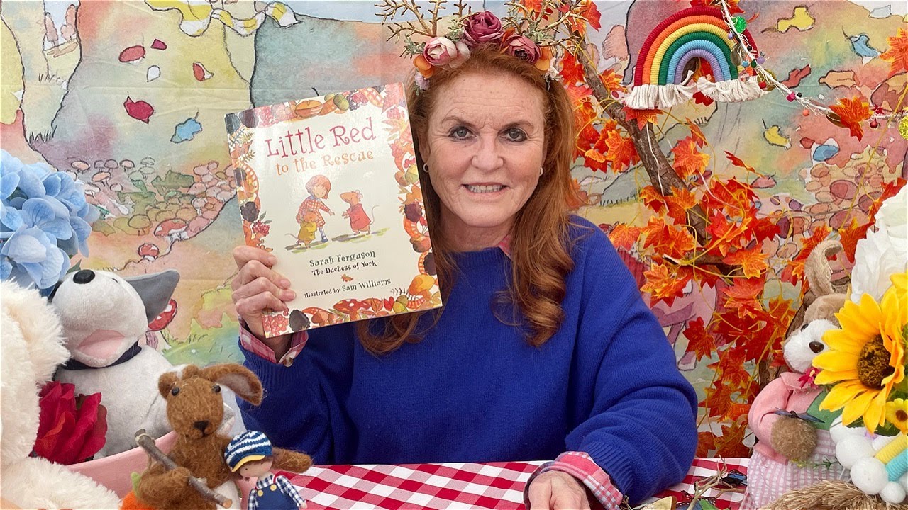 Sarah Ferguson reading Little Red To The Rescue - YouTube