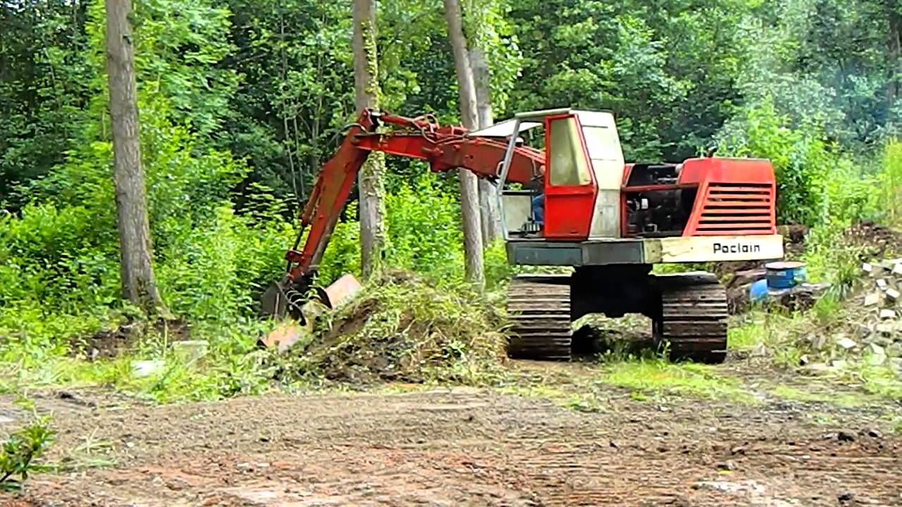 Poclain tc 45 part 3/5 - YouTube