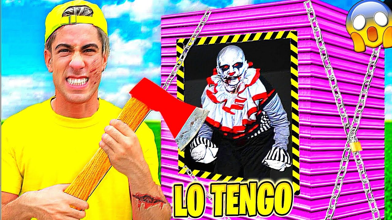 ATRAPÉ AL PAYASO *Minimini* EN UNA CAJA GIGANTE 😠😰 !! | alejo igoa ...