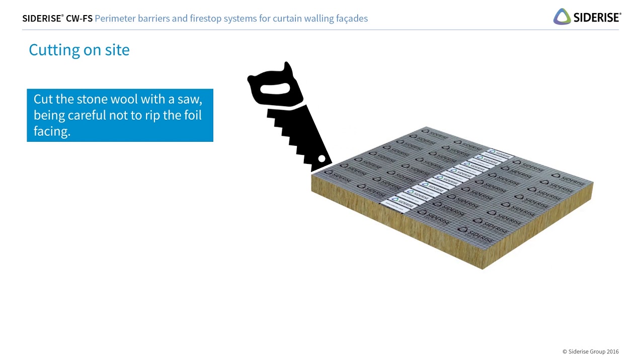 SIDERISE Installation Guidance CW FS Perimeter Barriers Firestops For ...