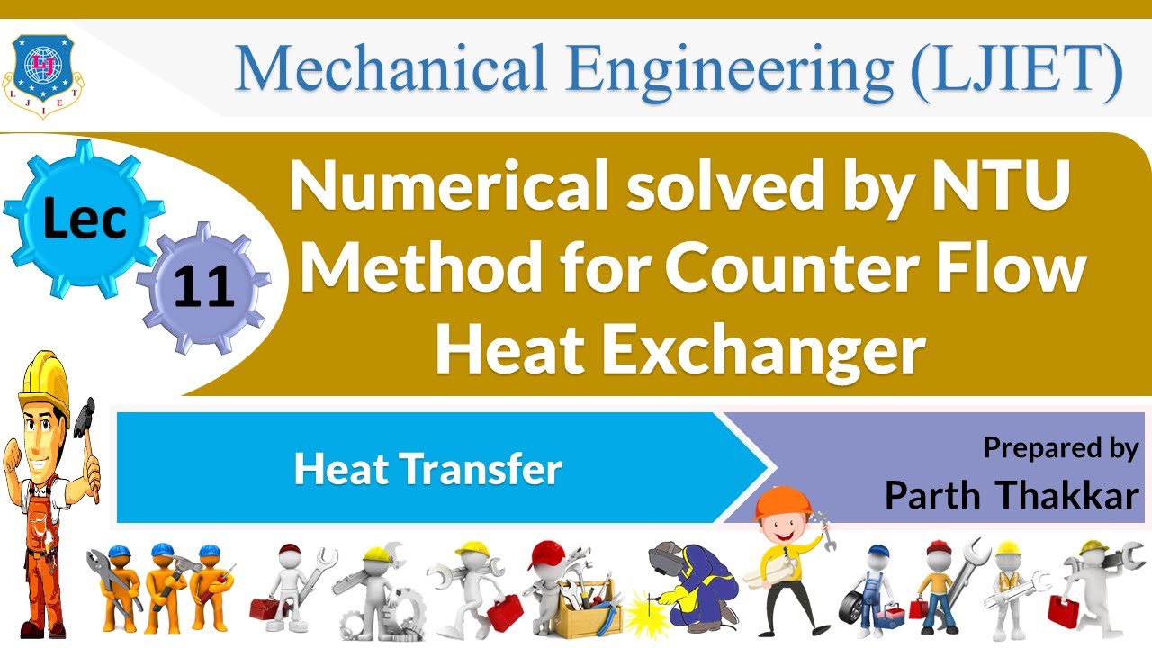 L 11 Numerical by NTU Method for Heat Exchanger | Heat Transfer ...