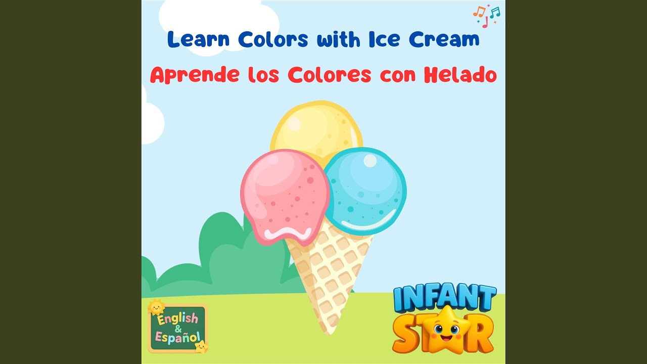 Learn Colors with Ice Cream / Aprende los Colores con Helado - YouTube