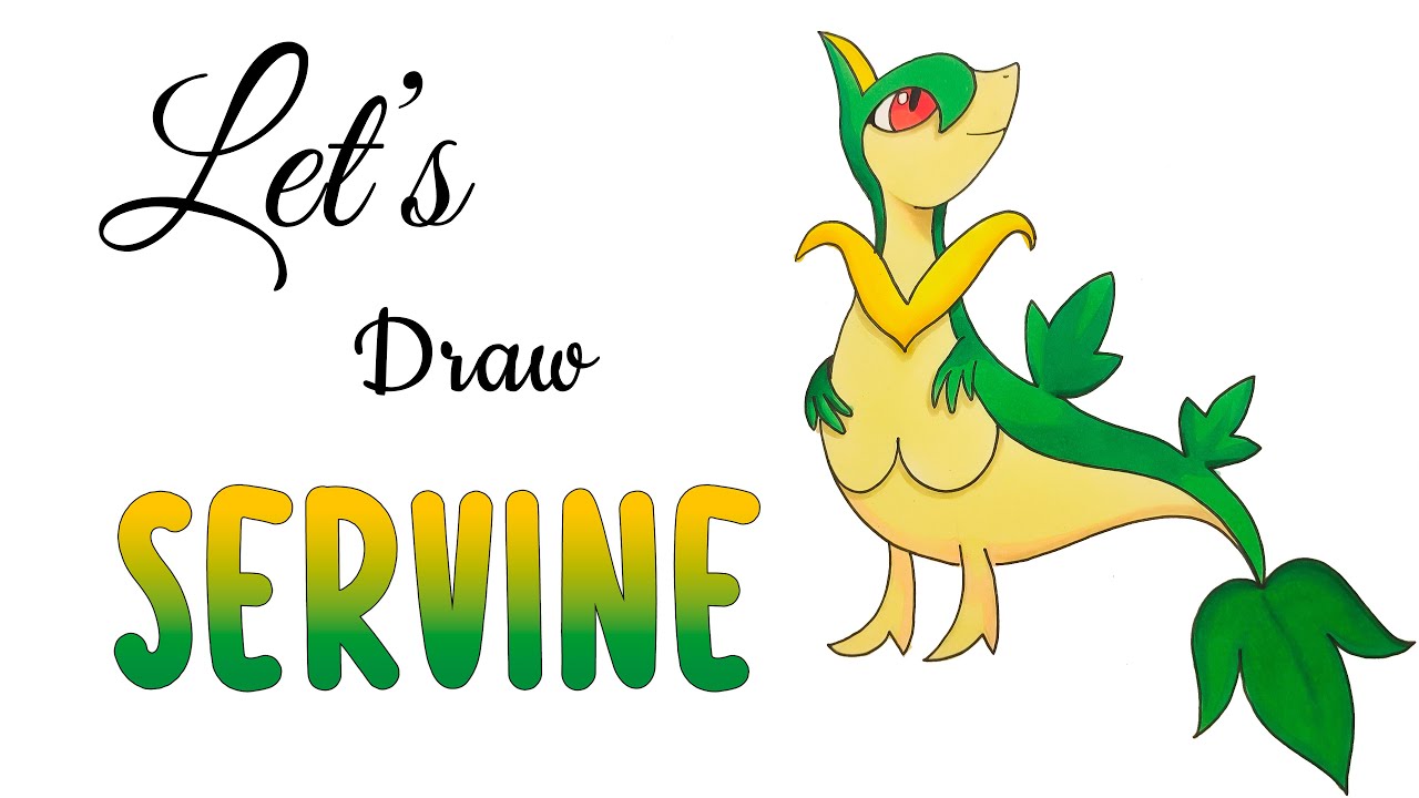 How to Draw Servine | Step by Step Art Tutorial | 4K - YouTube