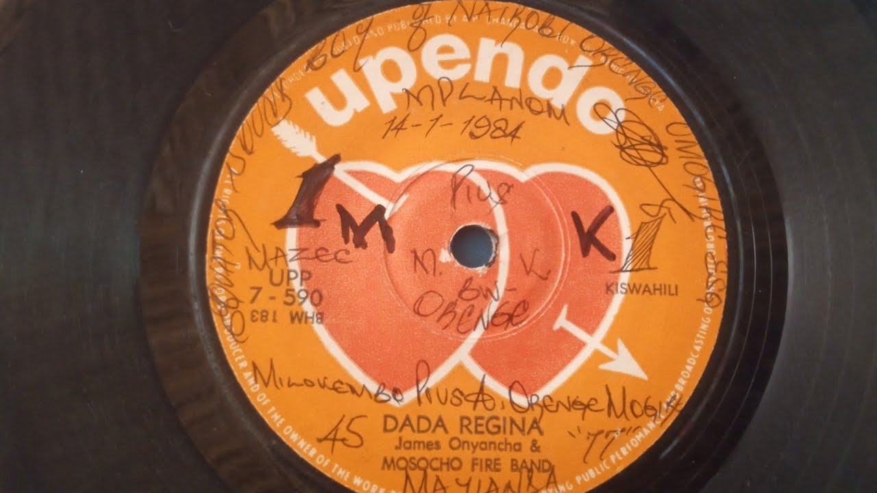 DADA REGINA.MOSOCHO FIRE BAND.BY.JAMES ONYANCHA.UPENDO 590 SIDE B ...